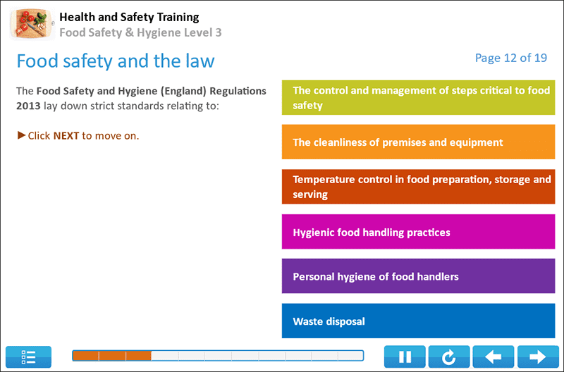 Online Food Hygiene Course Level 3 | i2Comply